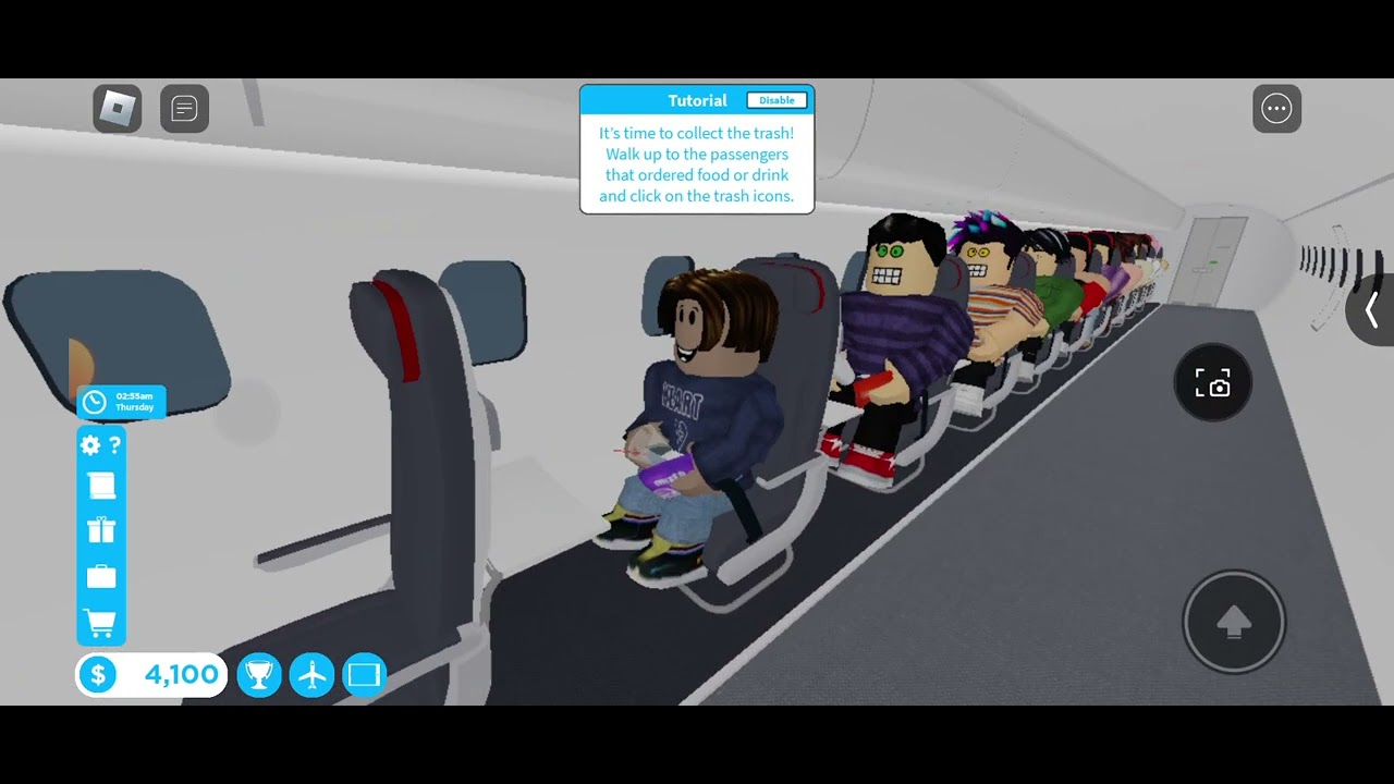 Cabin Crew Simulator On Roblox - Seattle To Los Angeles - YouTube