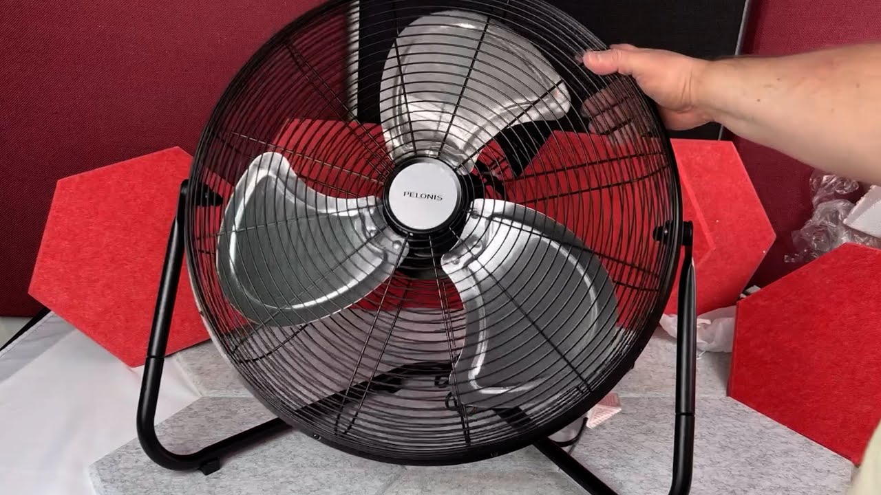 20 Inch High Velocity Floor Fan Review - Powerful Floor Fan for Shop or ...