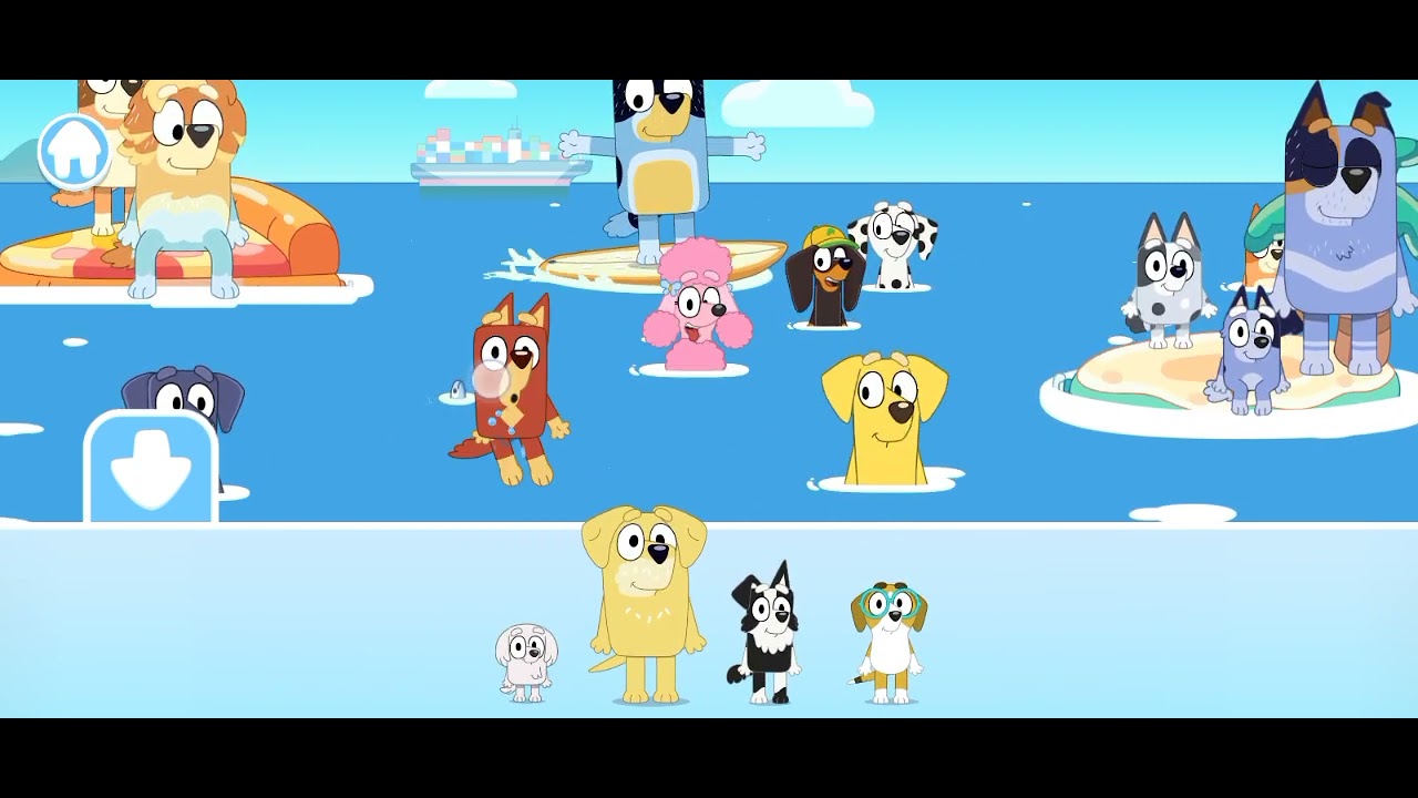 un dia de playa con bluey y su familia🏖🏝#bluey #entretenimiento #juegos ...