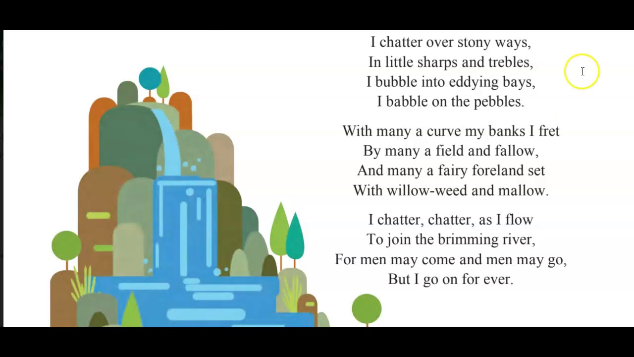 Class7 English 3 4 The Brook Complete Explanation With Answers Link In class7-english-3-4-the-brook-complete-explanation-with-answers-link-in