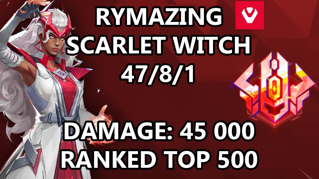 Sentinels Rymazing Scarlet Witch (Midtown) RANKED TOP 500 Marvel Rivals ...
