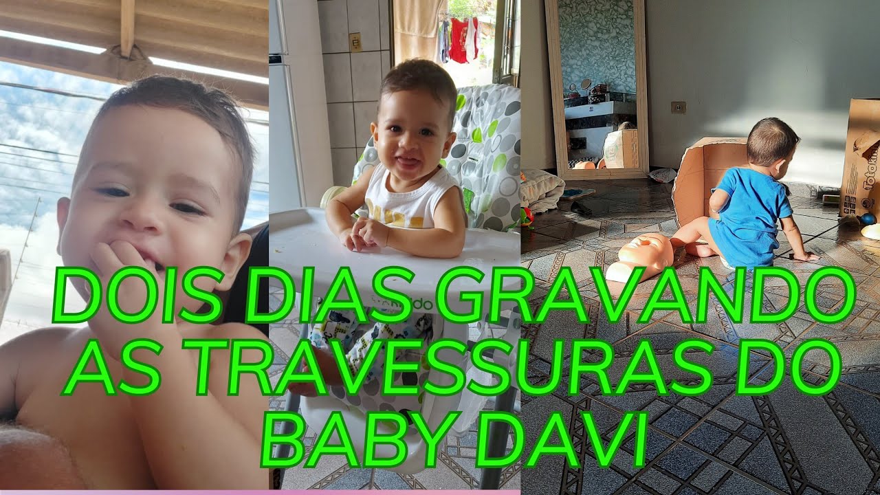 Gravei tudo que meu baby de 11 meses faz em dois dias - YouTube