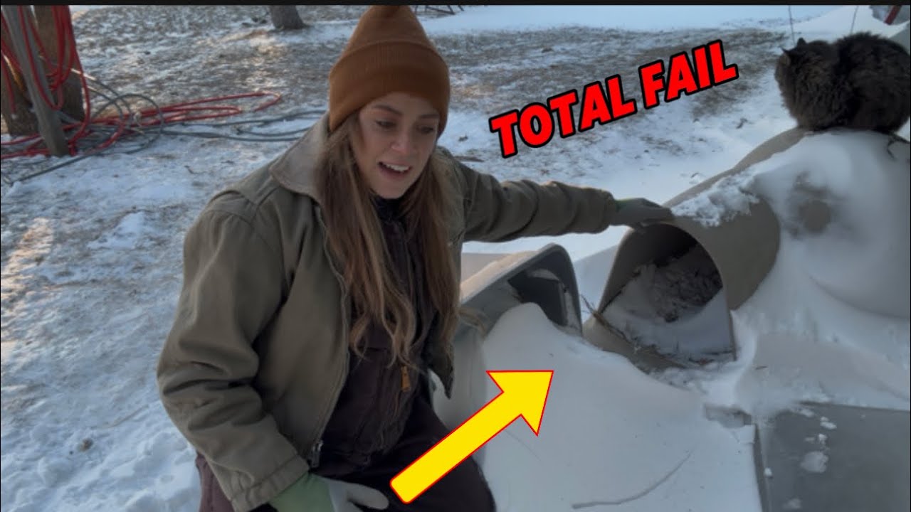 Our First Winter Fails in North Dakota - YouTube