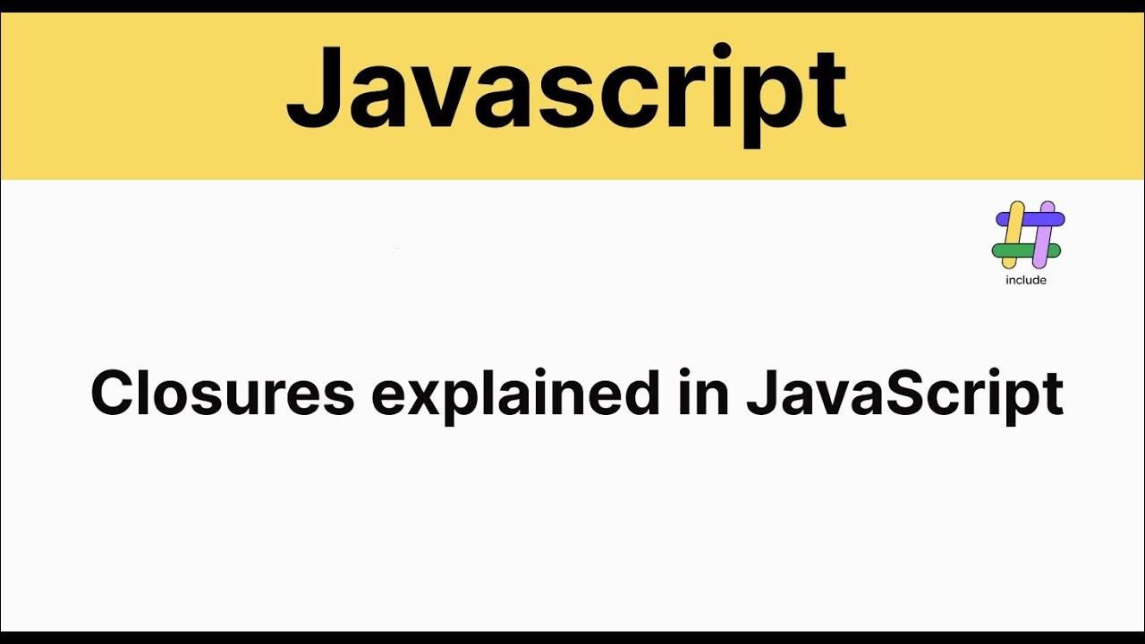 Understanding Closures in JavaScript - Javascript closures explained in Telugu - YouTube