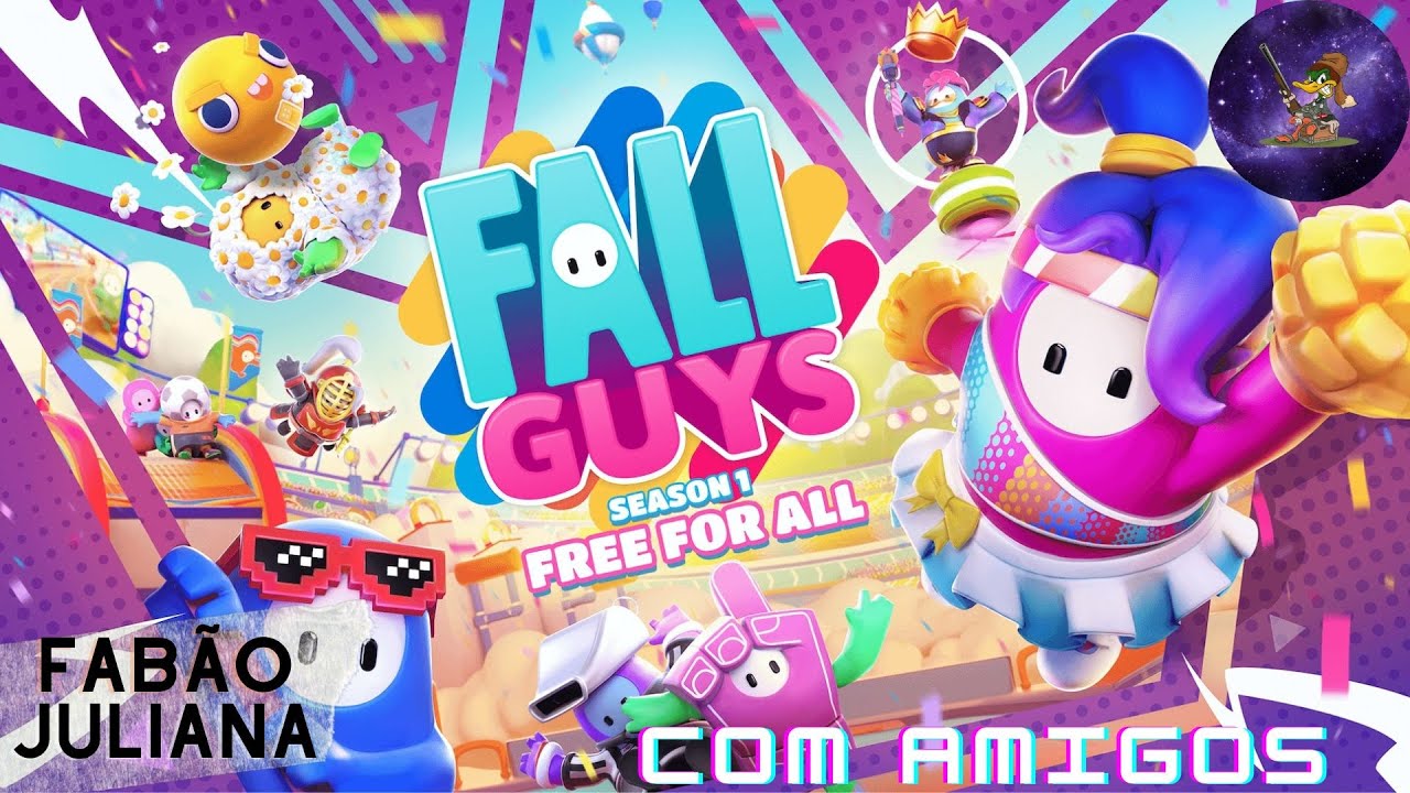 Fall Guys Pato galaxia - Com amigos - YouTube