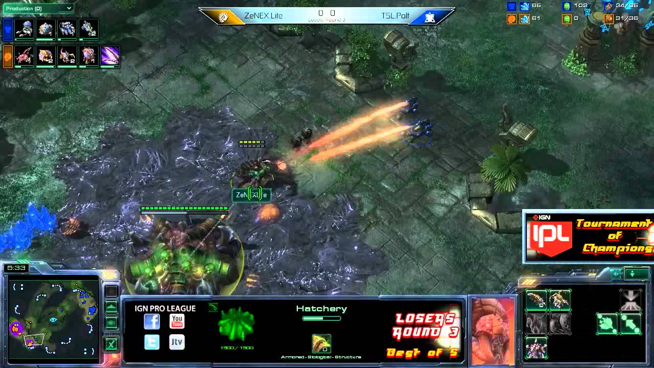 Life vs Polt - Game 1 - IPL ToC LR3 - StarCraft 2 - YouTube