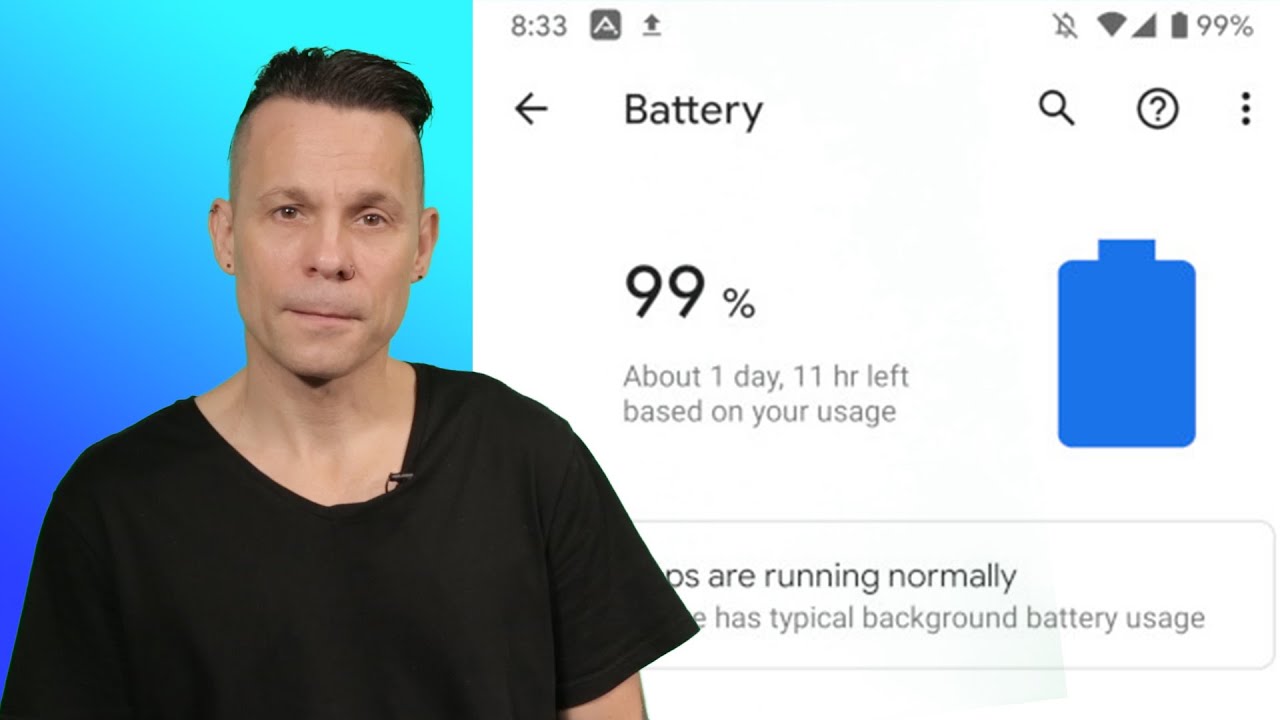 How to enable the battery percentage icon on Android 10 - YouTube