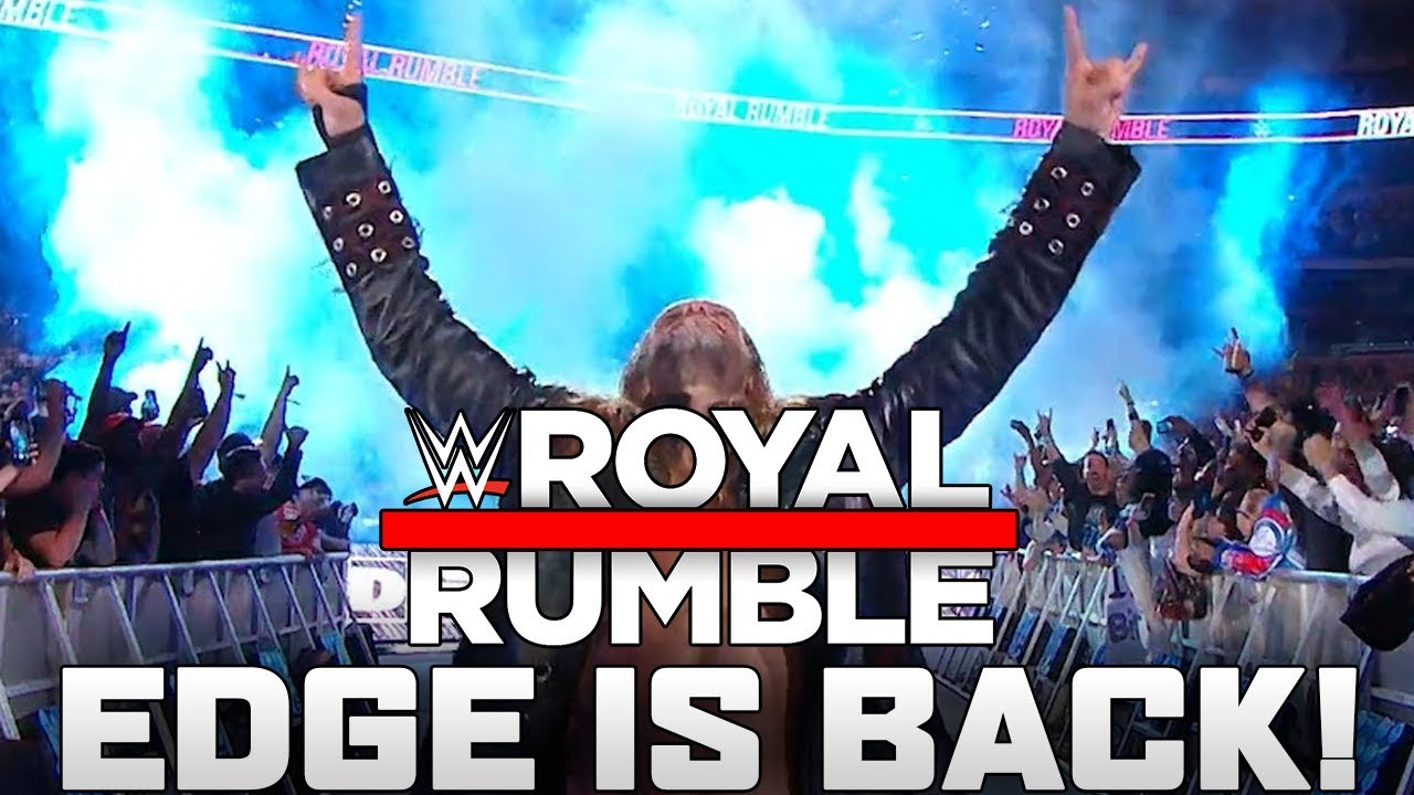 EDGE IS BACK IN THE WWE (ROYAL RUMBLE REACTIONS 2020) - YouTube