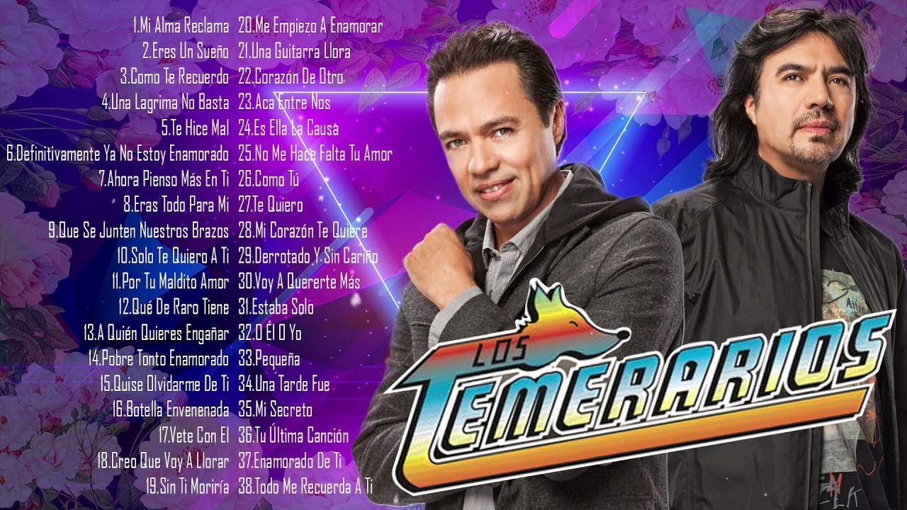 Los Temerarios - Exitos Lo Mejor Sus Mejores Canciones (40 Recuerdos ...