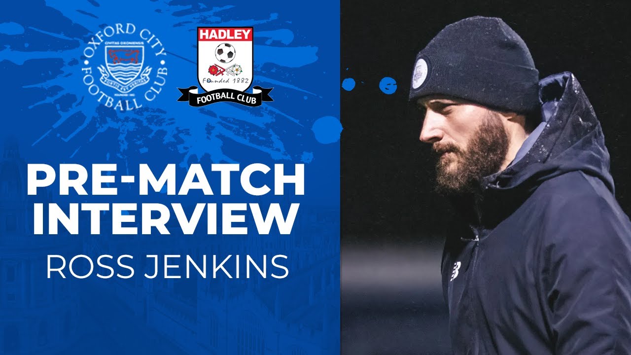 Ross Jenkins previews Hadley FA Trophy clash - YouTube