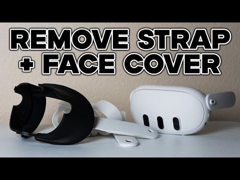 How to Remove Meta Quest 3 Strap + Face Cover (Tutorial)