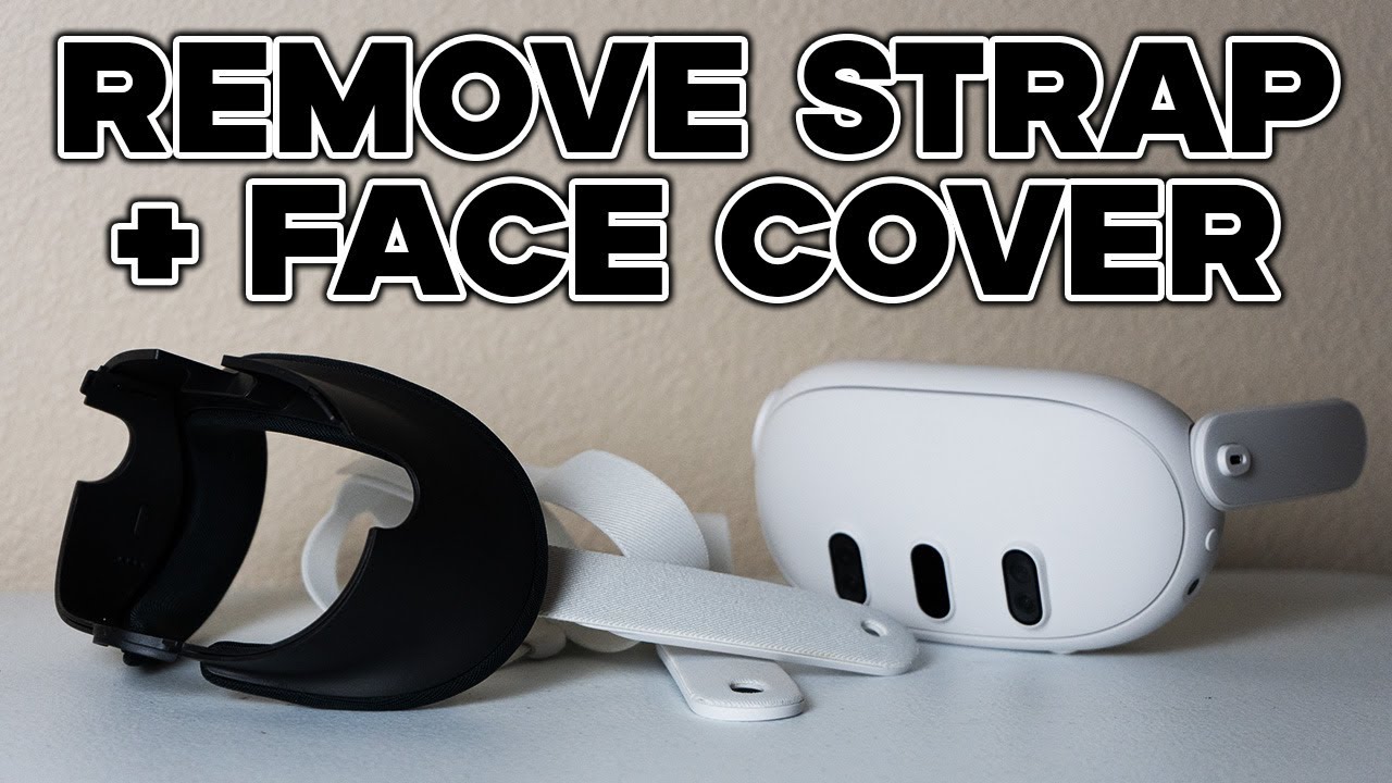 How to Remove Meta Quest 3 Strap + Face Cover (Tutorial) - YouTube