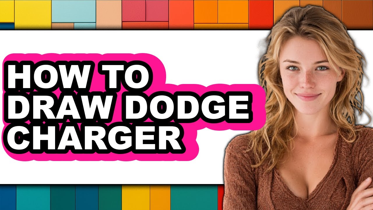 How to Draw Dodge Charger (UPDATED) - YouTube