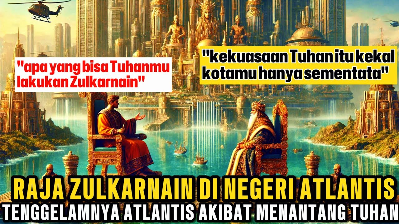 RAJA ZULKARNAIN DI NEGERI ATLANTIS : Tenggelamnya Kota Atlantis Akibat ...