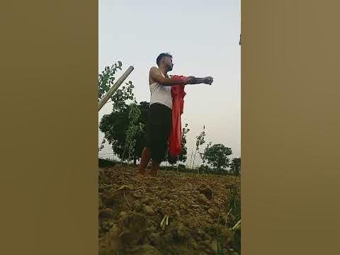 khet me kam karte huye - YouTube