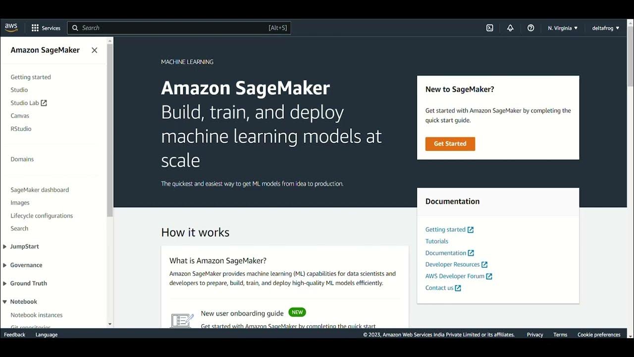 Creating A Sagemaker Notebook On Aws Step By Step Tutorial Aws Sagemaker Python Youtube
