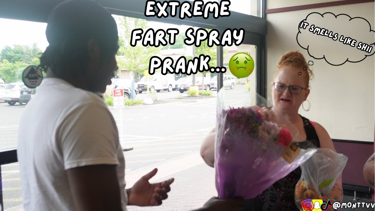 EXTREME FART SPRAY PRANK ON FLOWERS (GONE RIGHT) - YouTube