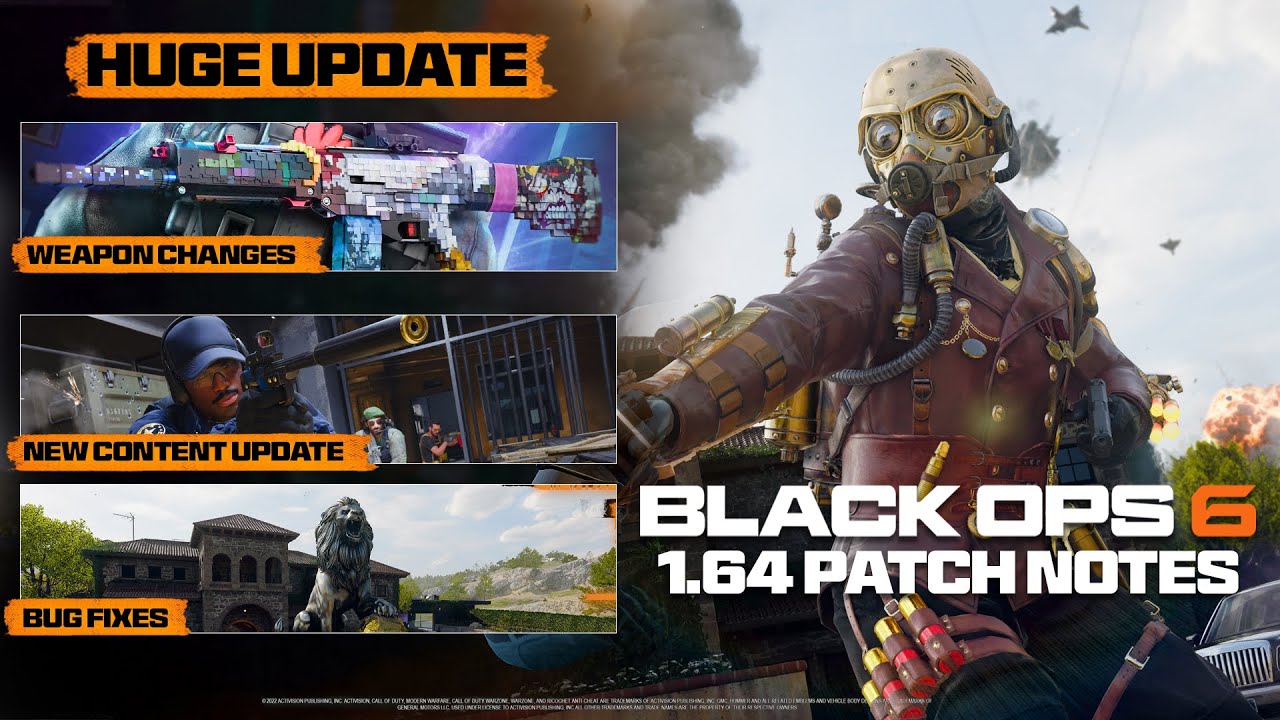 NEW Black Ops 6 UPDATE 1.64 Patch Notes! (Meta Update, Content, & MORE ...