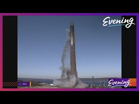 Cameras catch implosion of former Tacoma copper smelter - Evening Rewind - YouTube