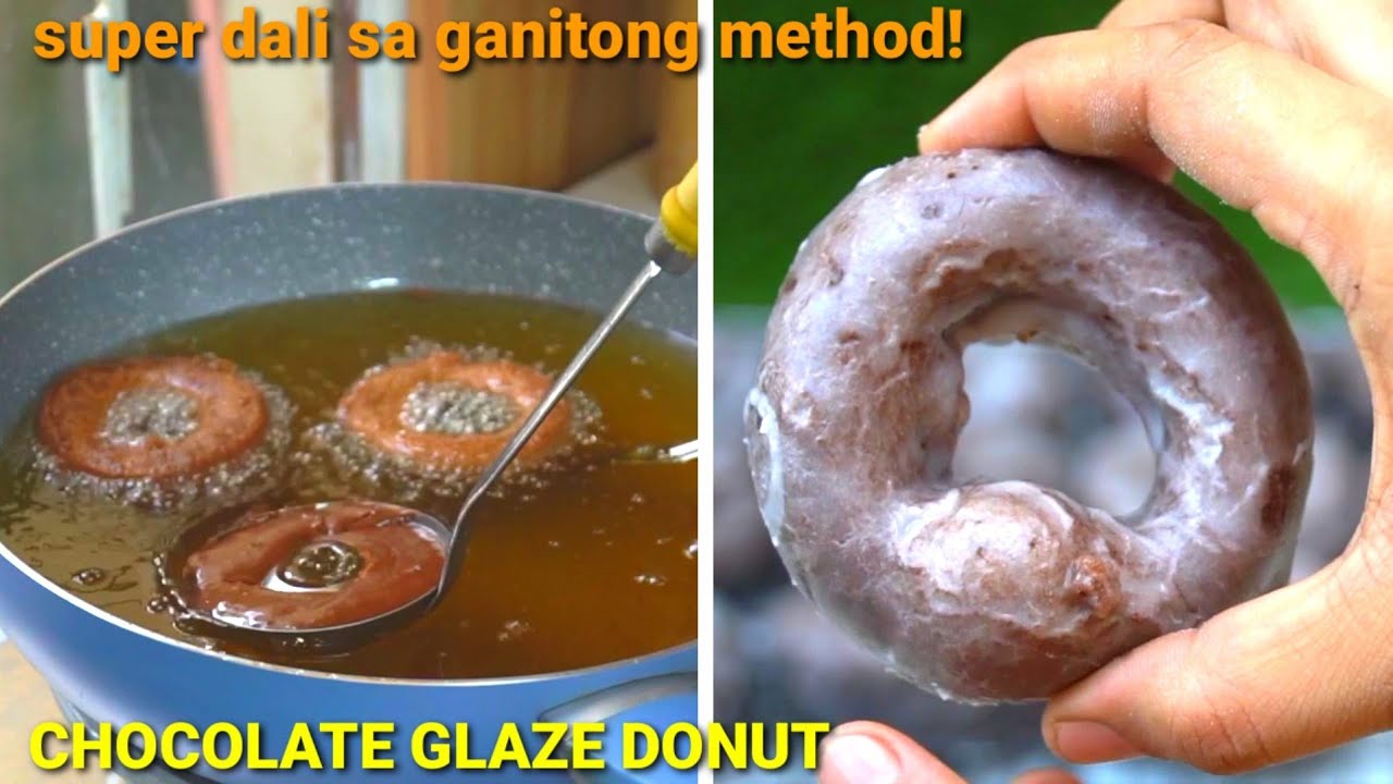 LIQUID DONUT ANG DALI LANG GAWIN KAPAG MERON KA NITO! / CHOCO GLAZE ...