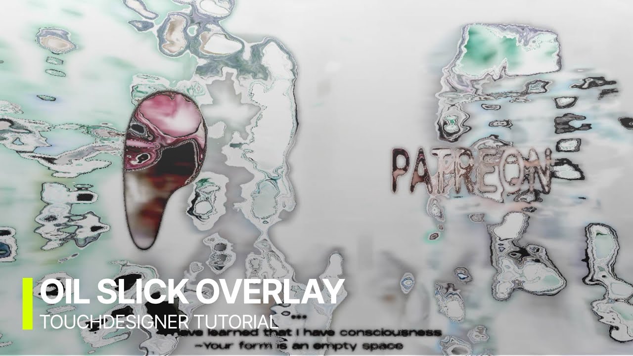 Creating Sensory Visuals with Oil Texture [TOUCHDESIGNER TUTORIAL] - YouTube