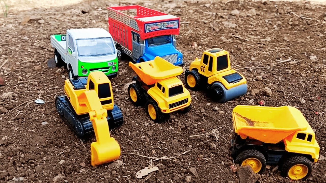 TRAIN JCB TOY CARTOON TOY HELICOPTER KA VIDEO CAR, BUS, TRACTOR, CRANE ...