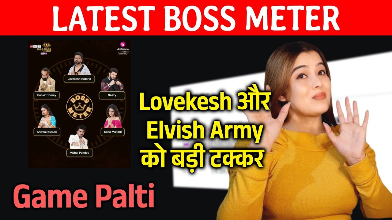 Bigg Boss OTT 3 | Latest Boss Meter Trend Me BIG CHANGE, Lovekesh Konse ...
