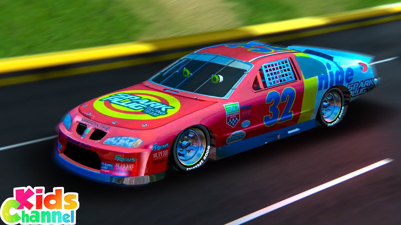 Here We Go Loopty Loo & More Car Cartoon Videos for Children - YouTube