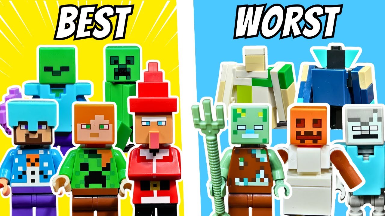 I Ranked ALL 24 Day of The Lego Minecraft Advent Calendar (Worst to ...