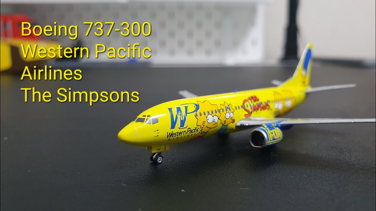 1/400 Boeing 737-300 Western Pacific Airlines The simpsons (Phoenix ...