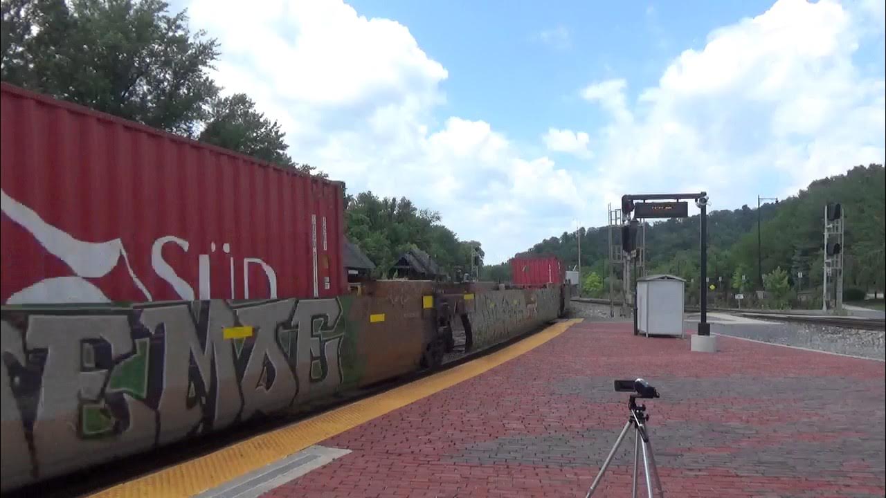 #1274 CSX Q135-01 Double Stack Intermodal train - YouTube