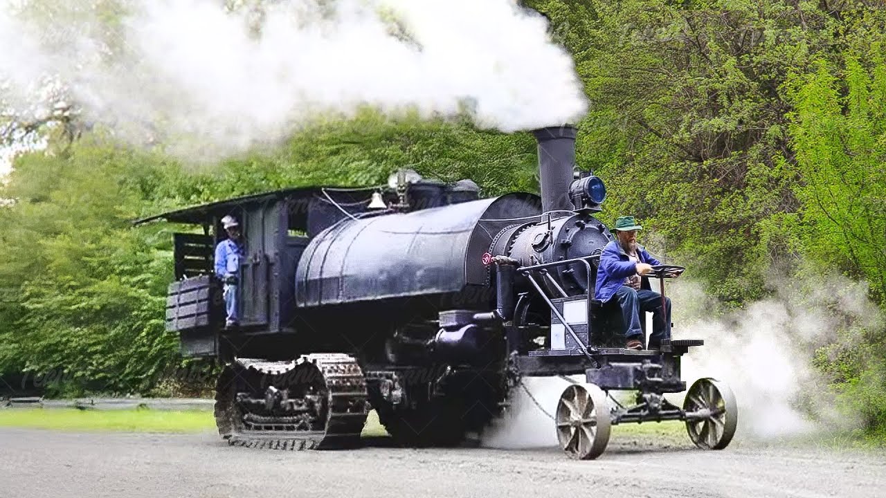 Starting One of the Weirdest Steam Tractors Ever Built - YouTube