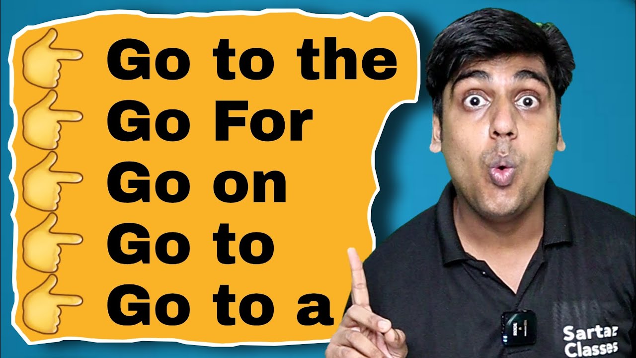 Go + Prepositions ON, FOR, TO - YouTube