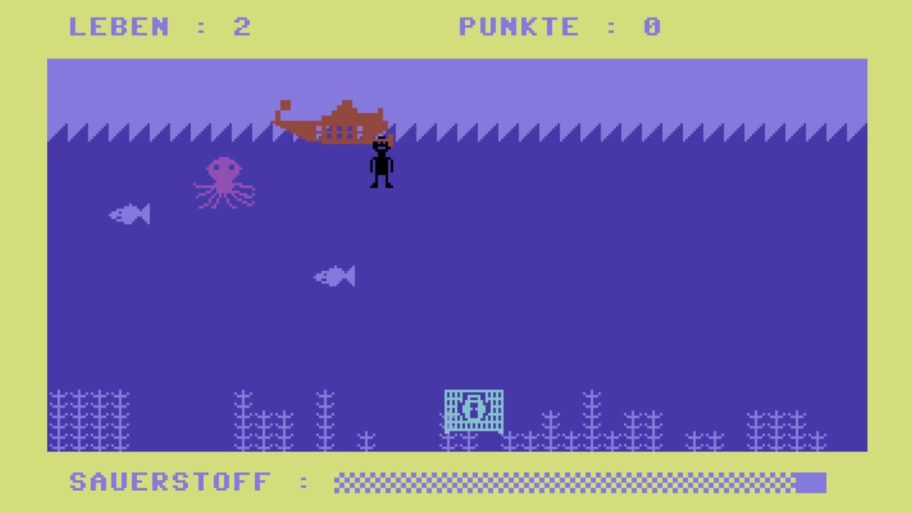 C64 Game: Octopus - YouTube