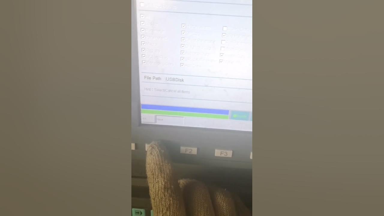 how to back paramter use syntec controller - YouTube