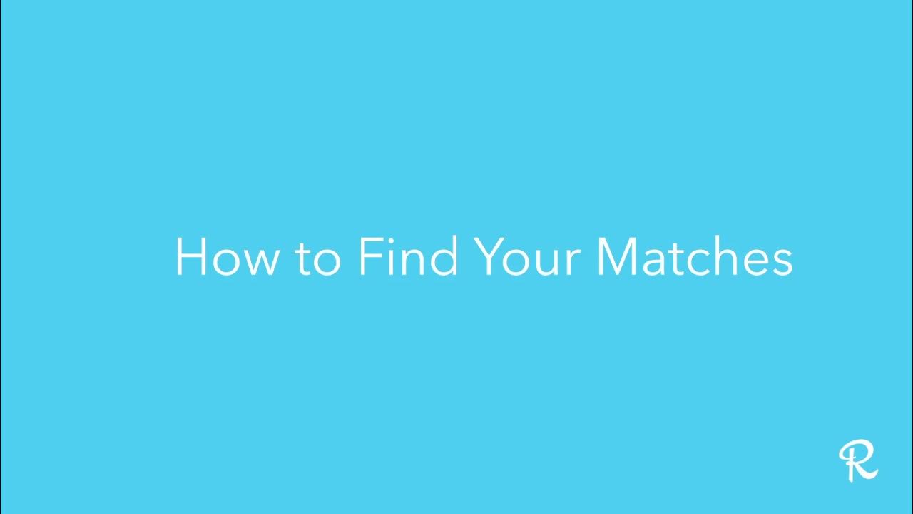 How to Find Matches - YouTube