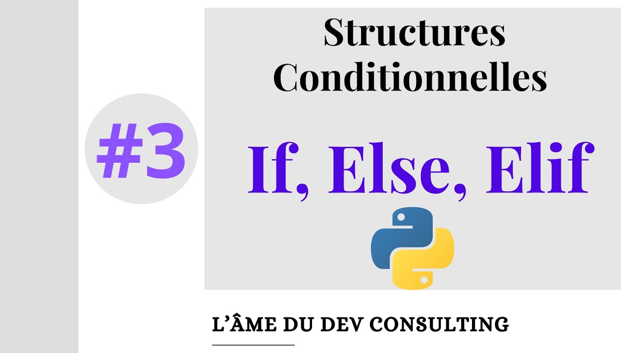 Maîtriser If, Else, Elif en Python - YouTube