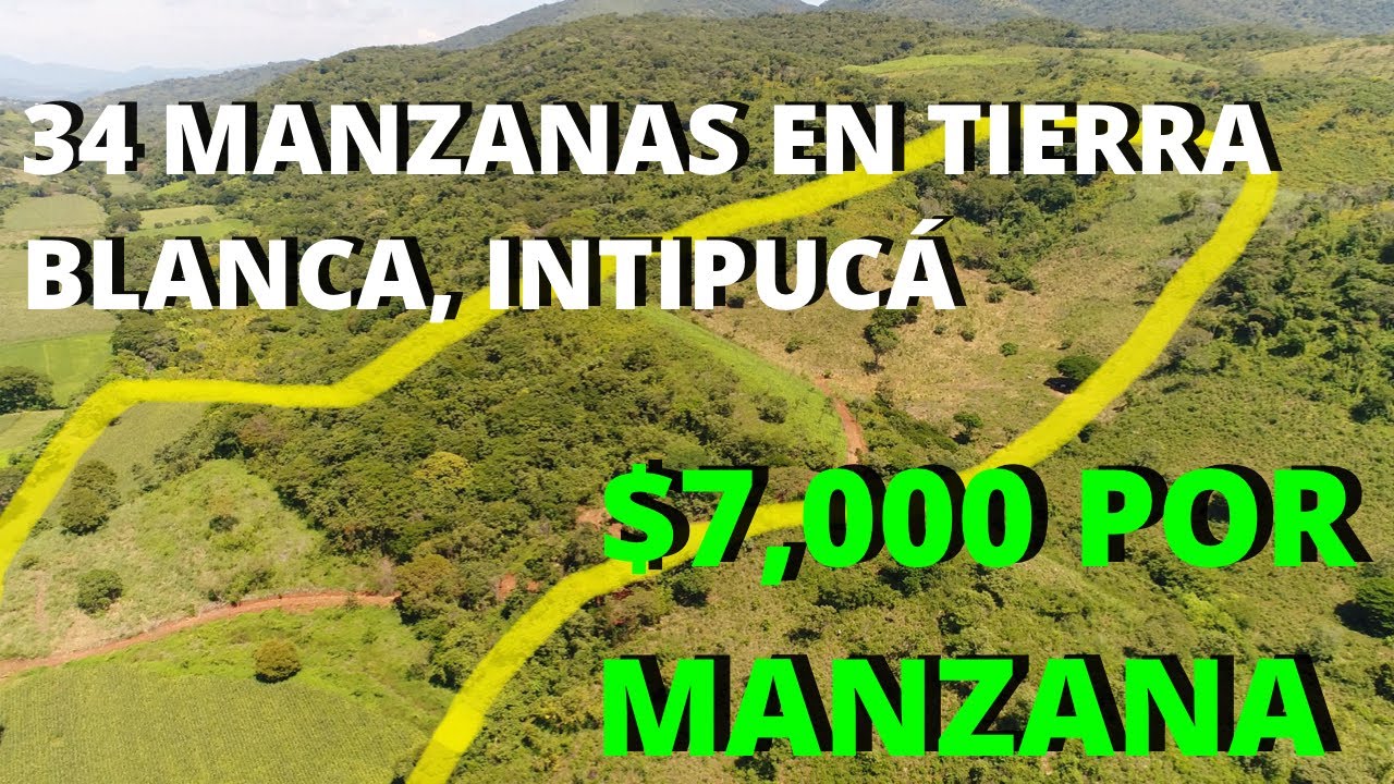 34 MANZANAS EN INTIPUCA CERCA DE PLAYAS/$238,000/Wsapp: 503 7281 1727 y ...