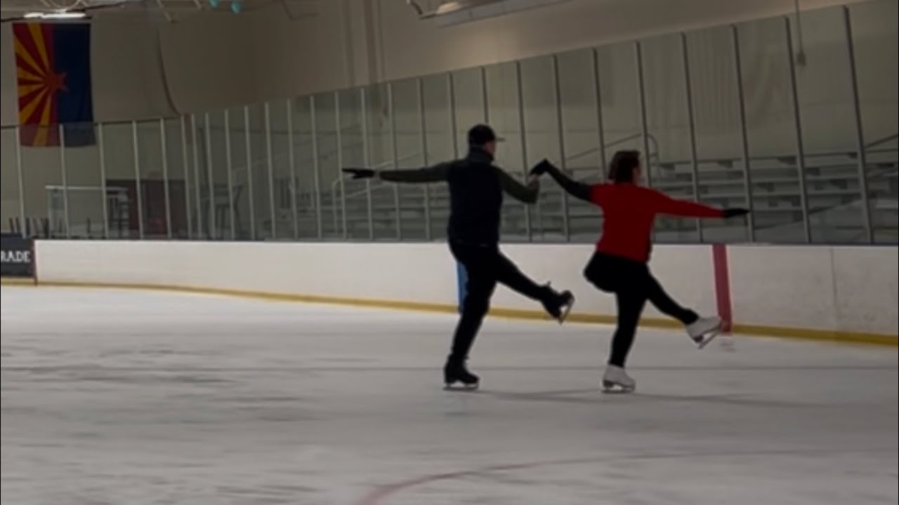 Adult Figure Skating - Monday lesson Tango - YouTube