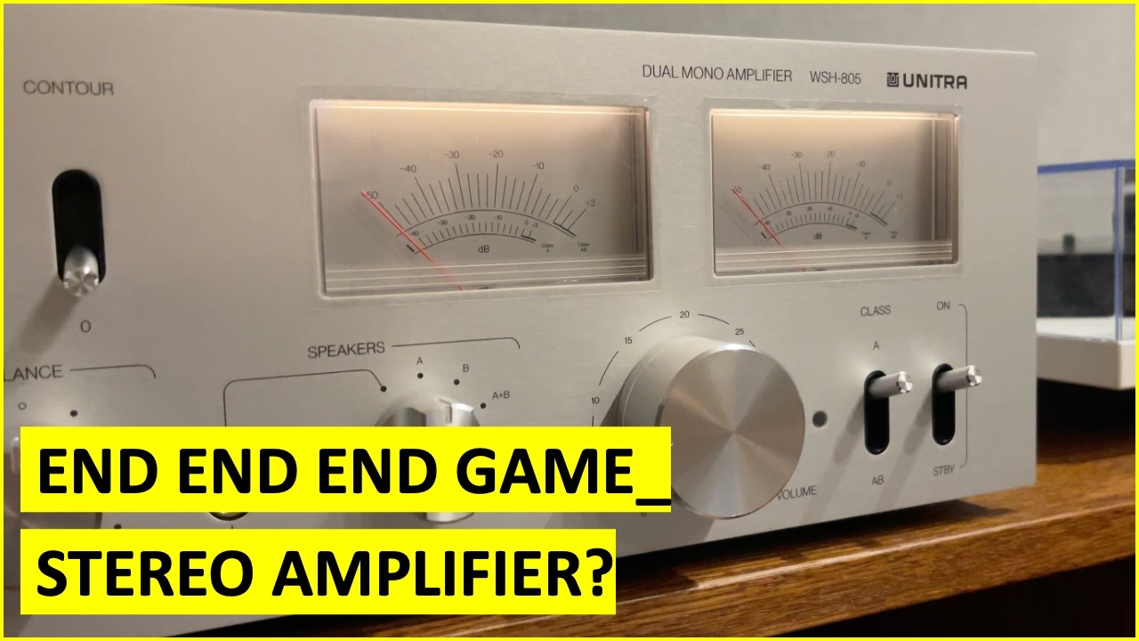 UNITRA WSH-805 - could this be your last stereo amplifier? I believe so ...