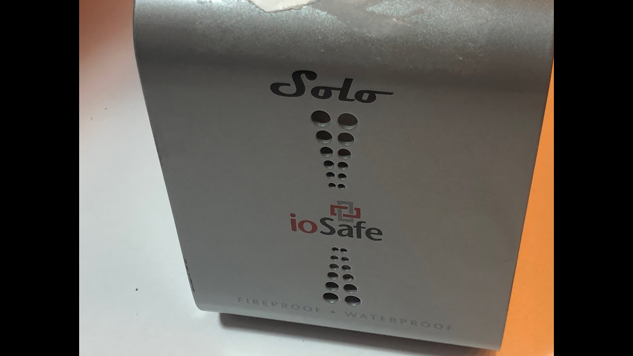 iOSAFE Solo 2TB External Storage FireProof & WaterProof Hard Drive Tear ...