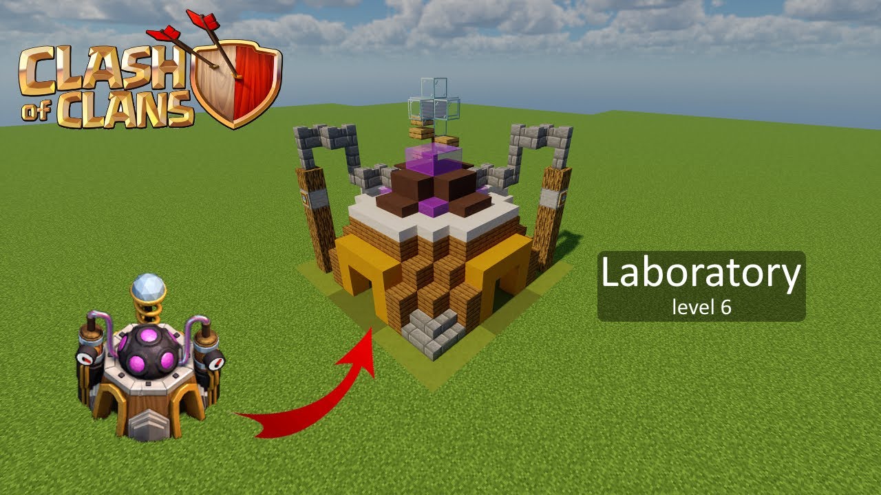 Let's build Clash of Clans Laboratory level 6 - YouTube