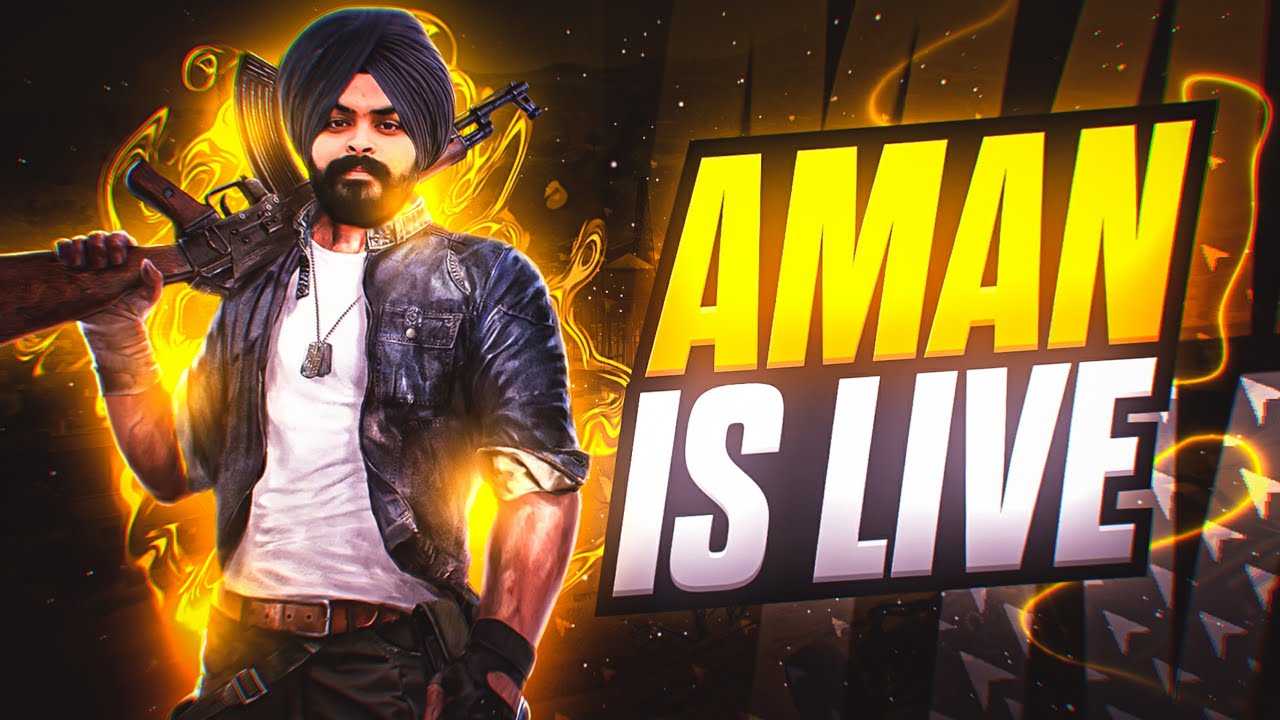 BGMI LIVE - i am Backkkkk #moosewalaforever @Aman Gaming Punjab 😎 - YouTube