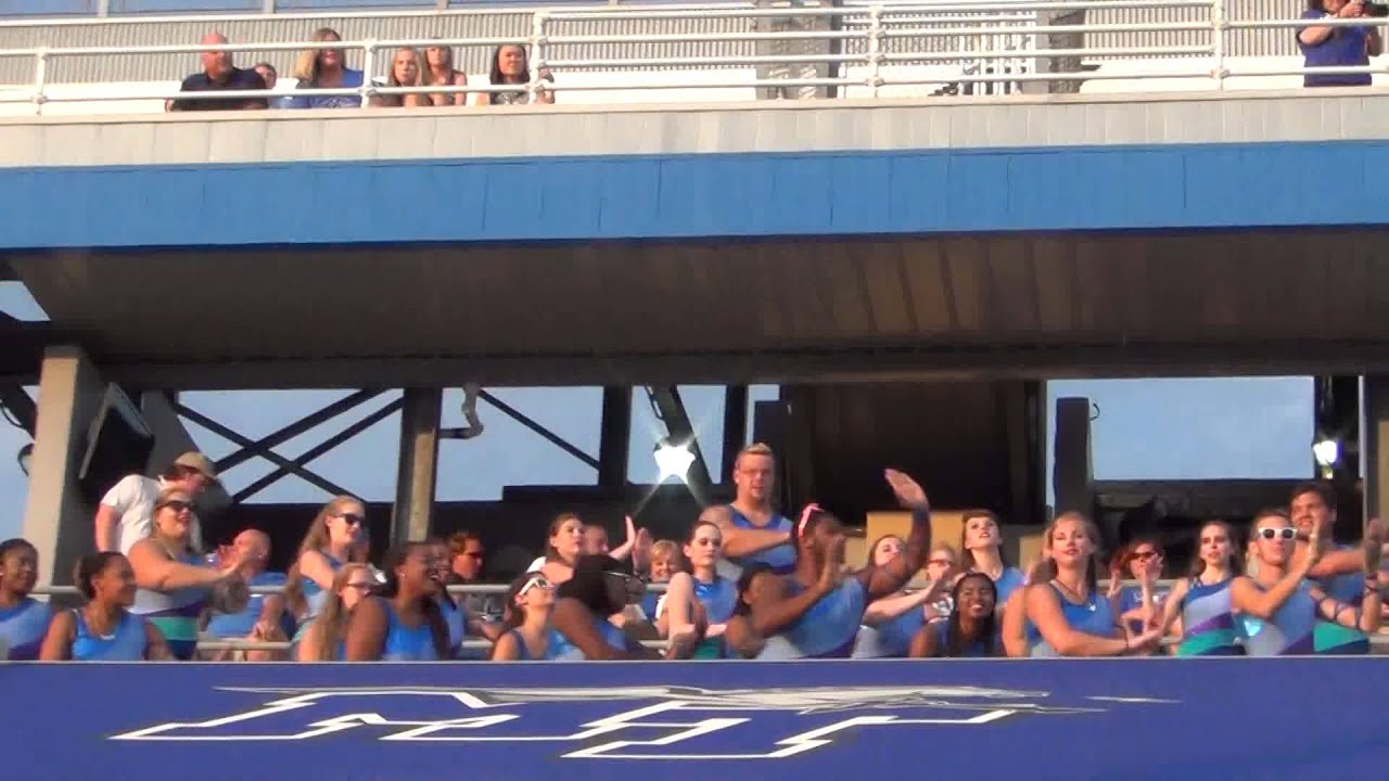 MTSU Band of Blue in the stands (9-5-15) Part I - YouTube