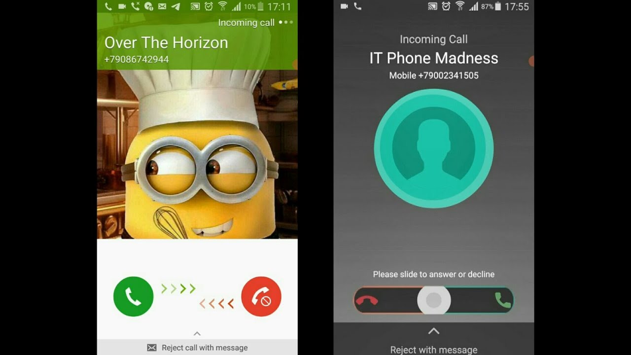 Samsung Galaxy S4 black +Samsung Galaxy S4 with Asus fake incoming call ...