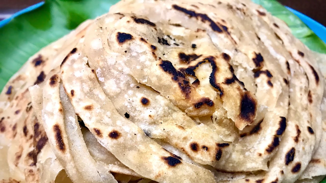 How to make Wheat Parotta (Less Oil) | Wheat Parotta in Tamil | கோதுமை ...