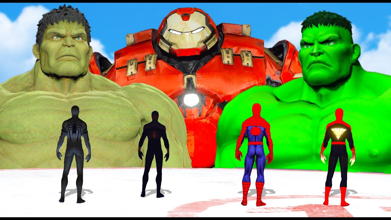 TEAM SPIDERMAN VS HULK ARMY - SUPERHERO BATTLE - YouTube
