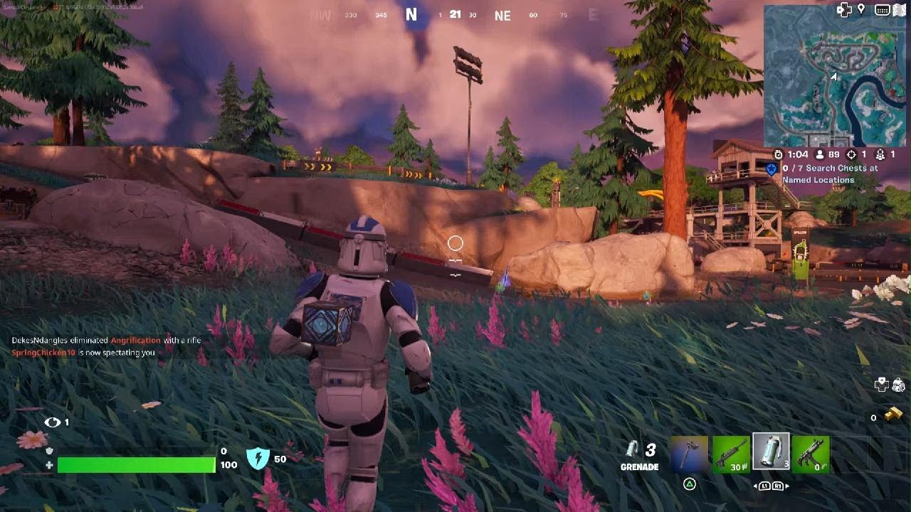 First Fortnite game, First Fortnite Win. - YouTube