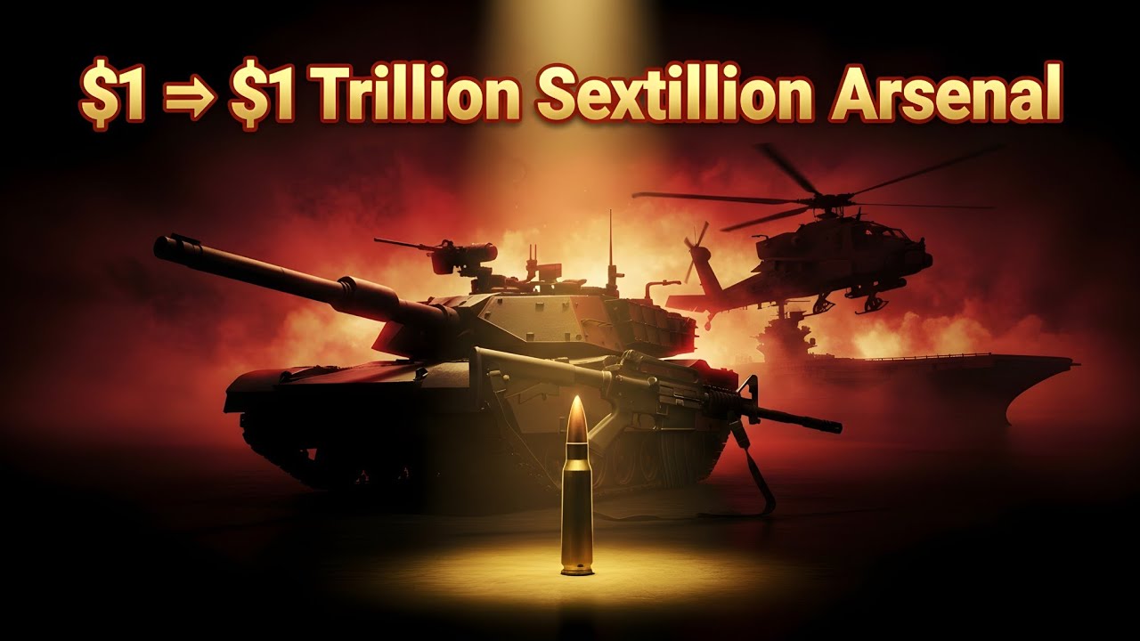 $1 to $1 Trillion Sextillion Military Arsenal - YouTube