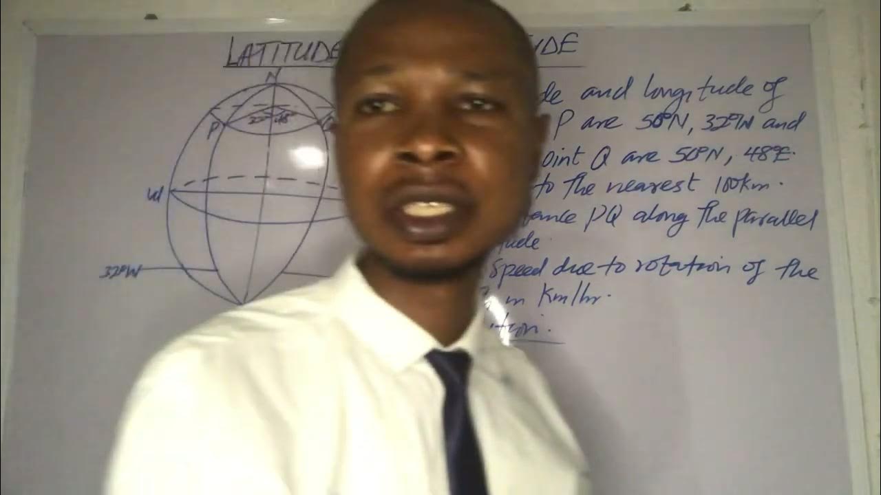LATITUDE AND LONGITUDE (CALCULATIONS) - YouTube